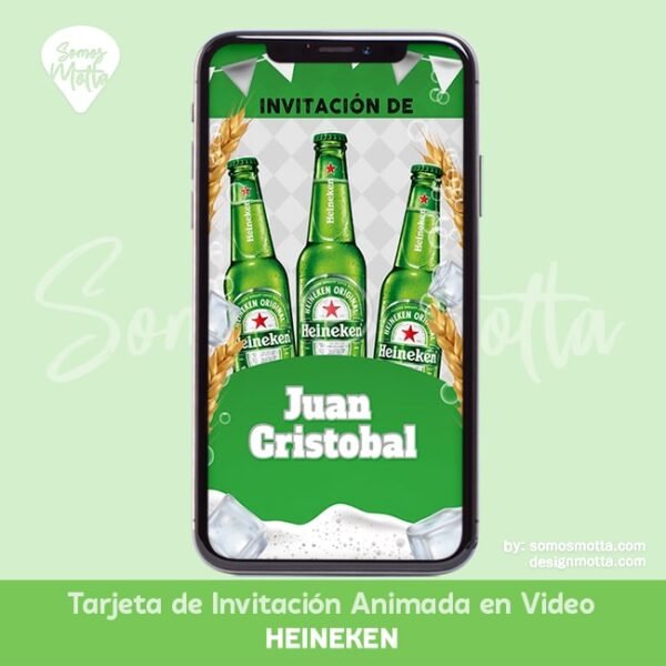 VÍDEO INVITACIÓN CERVEZA HEINEKEN - Somos Motta