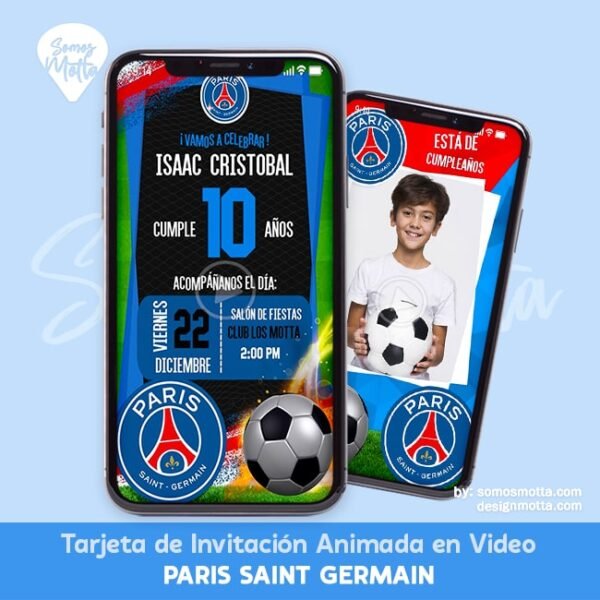 INVITACIÓN FUTBOL PSG PARÍS SAINT